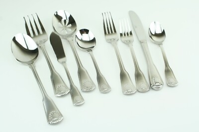 Towle LONDON SHELL 18/10 Stainless Flatware Your Choice | eBay