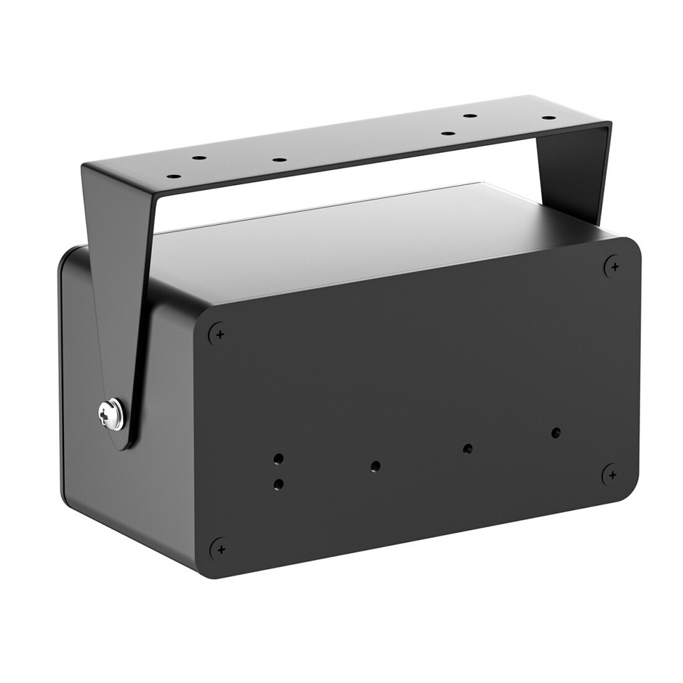 4-Gang Toggle Rocker Switch Box Black Aluminum ON-OFF Panel Holder ...