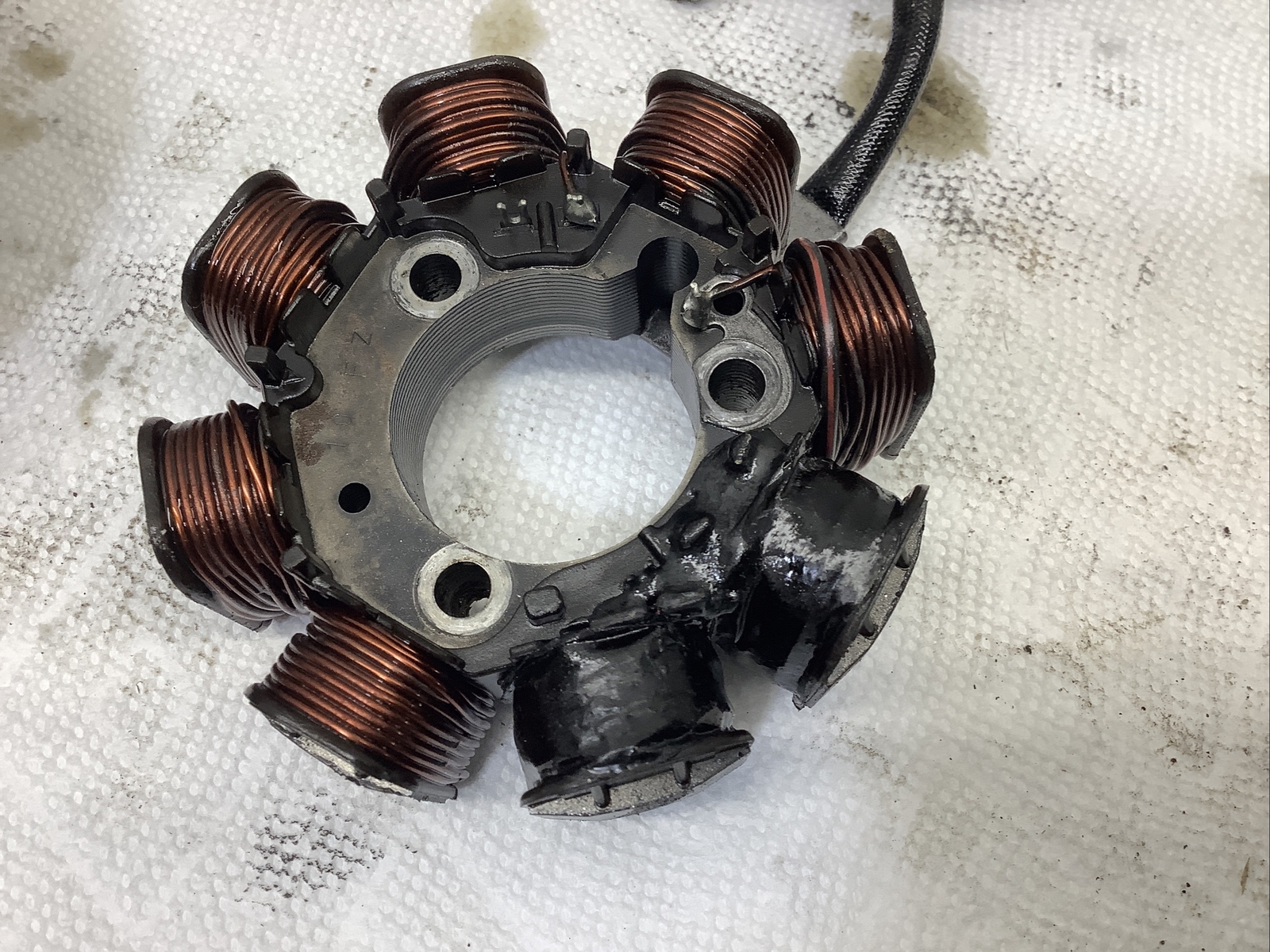 1991 Honda TRX 250X Engine Stator Magneto Flywheel Generator | eBay