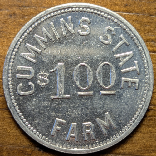 Grady, Arkansas AR Cummins State Farm Prison Good For $1 Trade Token | eBay