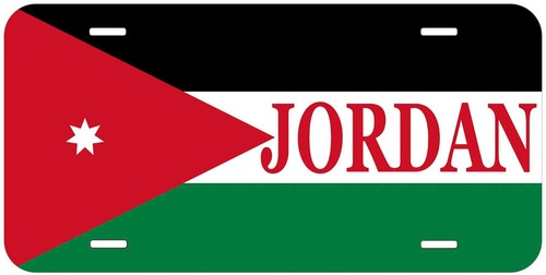 Jordan Flag with Country Name Novelty Car Tag License Plate | eBay