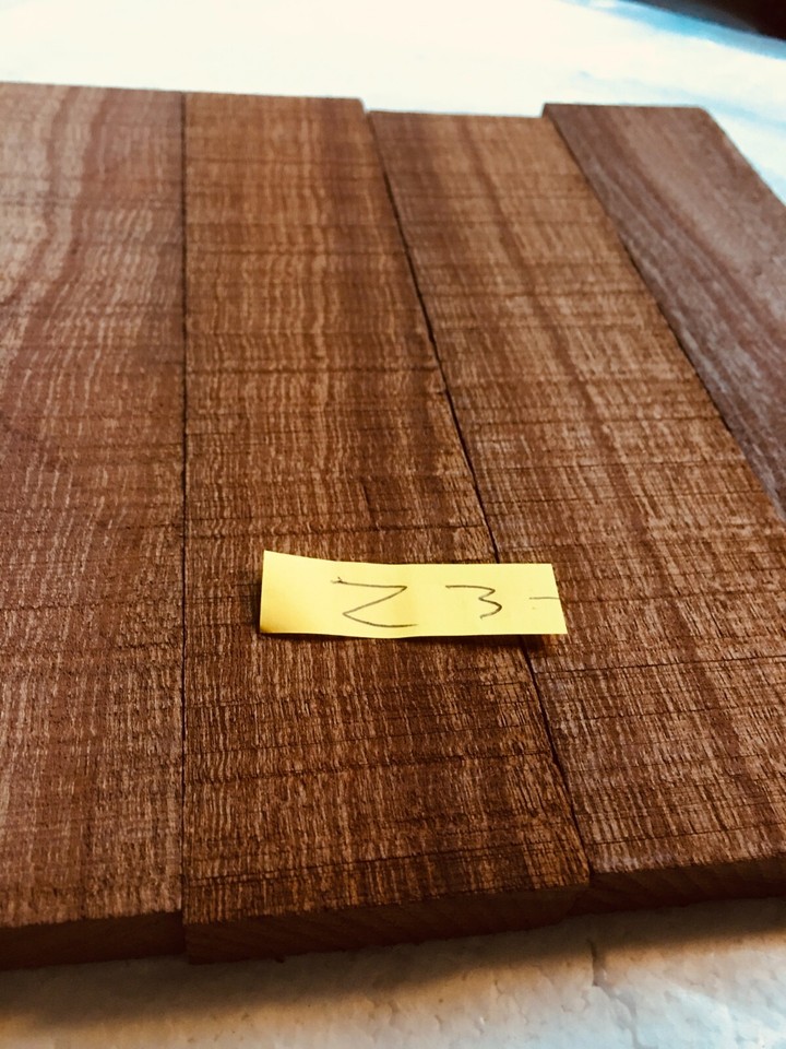 MAHOGANY TIMBER ROUGH SAWN HARDWOOD BLANK OFFCUTS CRAFT HOBBY DIY X 4 ...