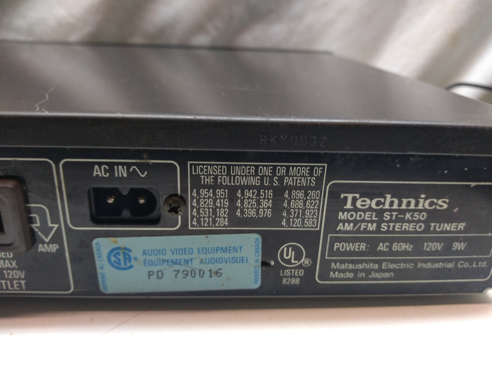 Technics ST-K50 AM/FM Quartz Synthesizer Stereo Tuner Radio | eBay