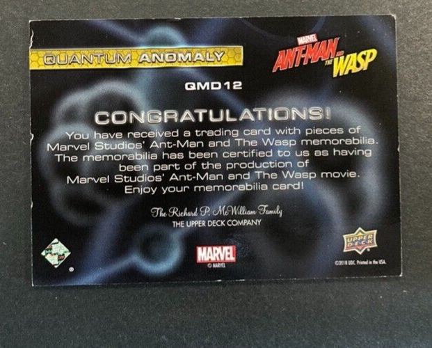 2018 Upper Deck Marvel - Quantum Anomaly #QMD12 Ant-Man and the Wasp ...