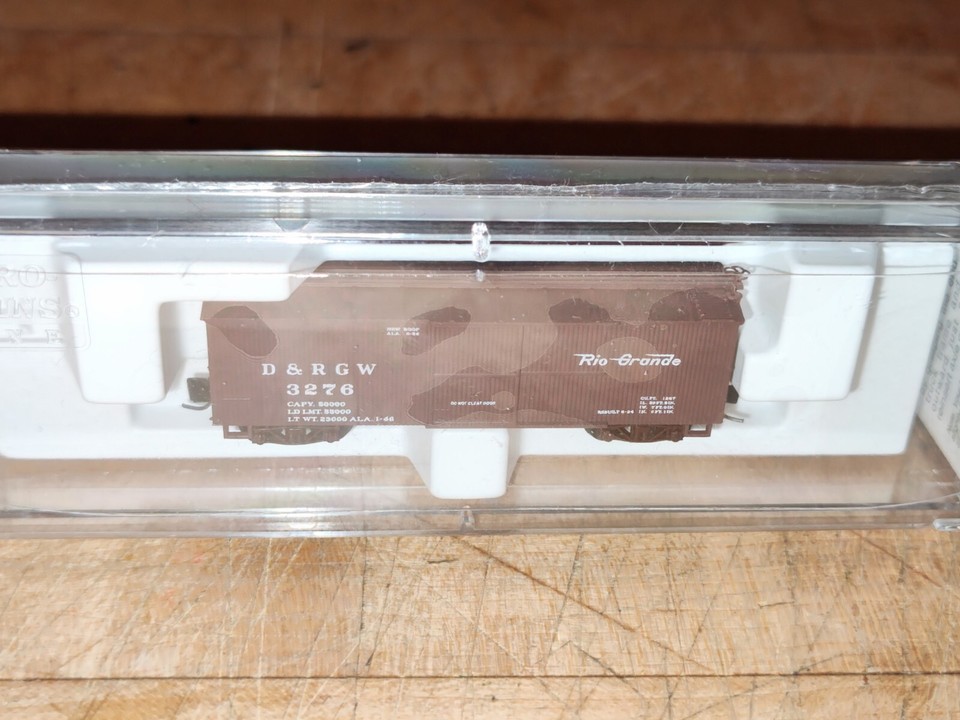 Nn3 Scale Micro Trains MTL 15112 D&RGW Box Car 3276, New Old Stock | eBay