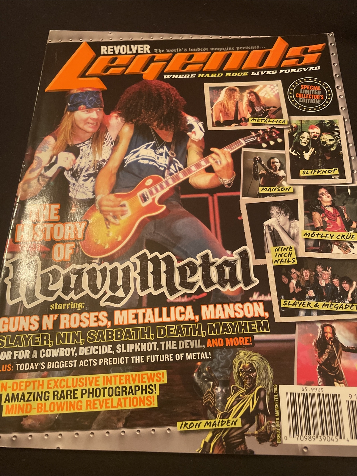 Revolver Magazine Legends Slipknot Guns N Roses Metallica Korn Iron ...
