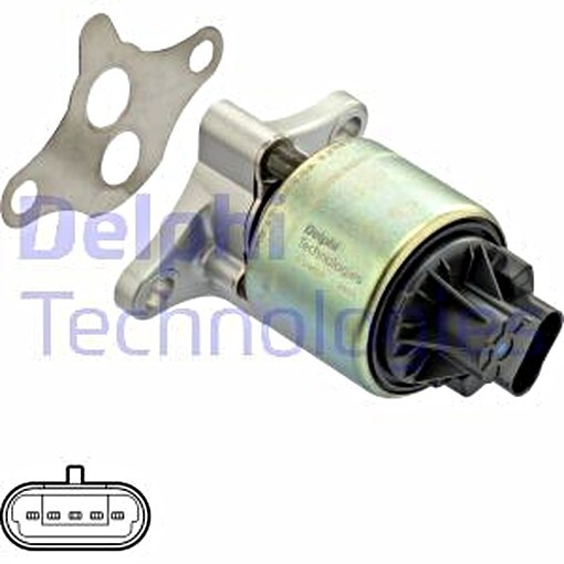 DELPHI EGR Valve For CHEVROLET Aveo Cruze DAEWOO Kalos Lacetti 02-13 ...