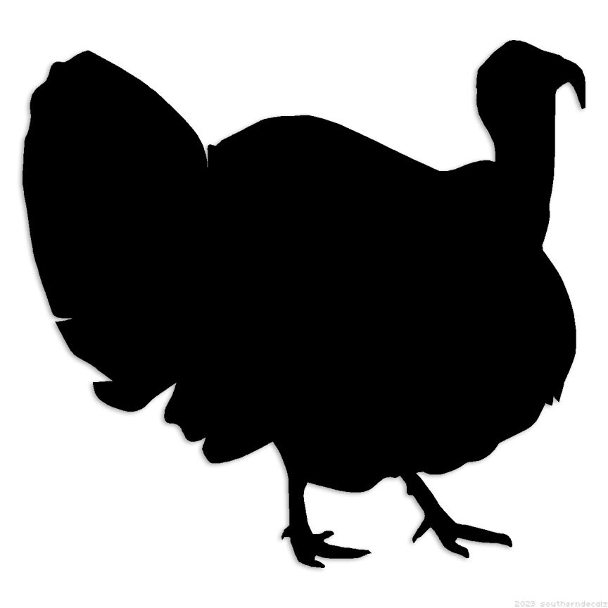 Wild Turkey Tom - Decal Sticker - Multiple Colors & Sizes - ebn6941 | eBay