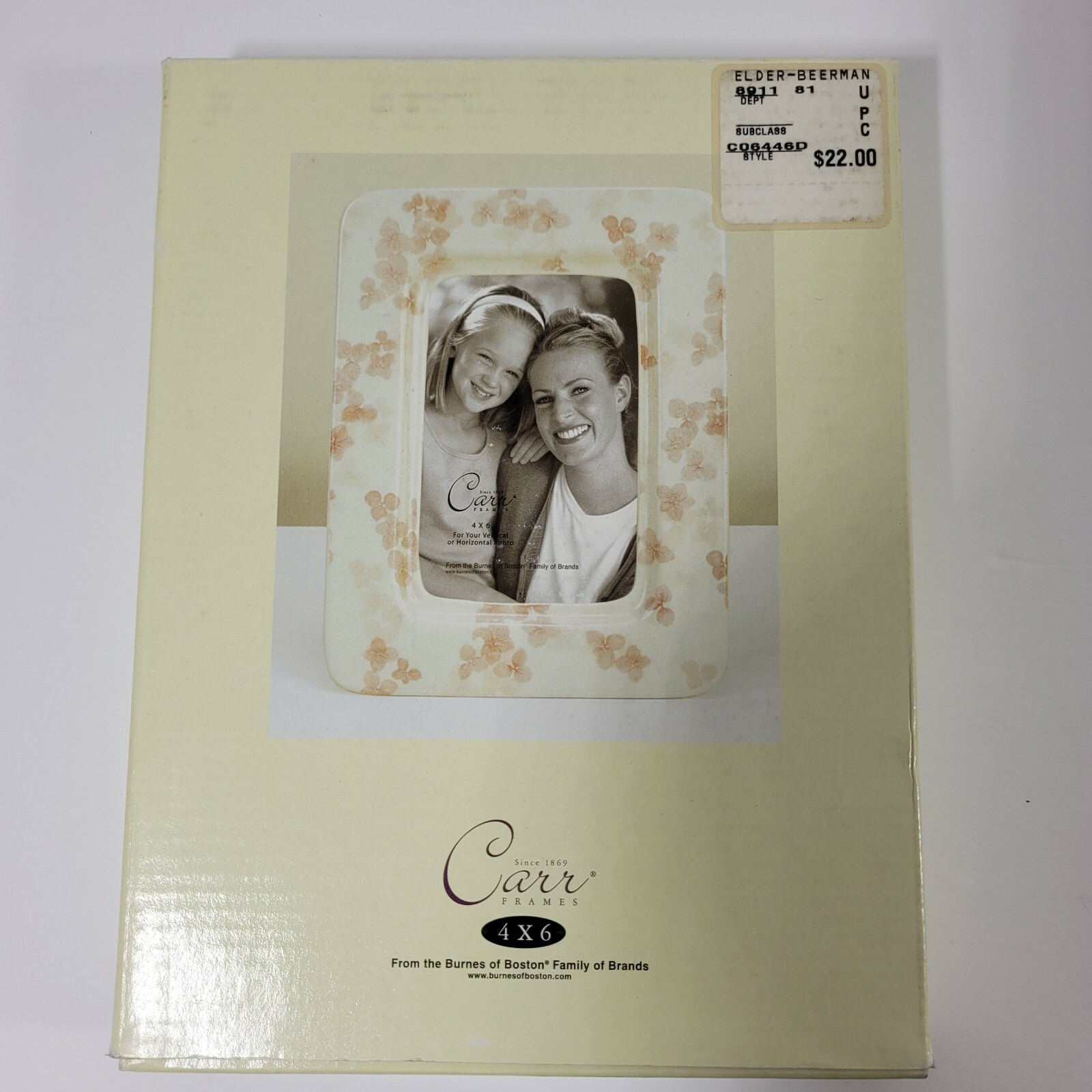 Carr Frames Daybreak Pink Ceramic With Petals Holds 4" x 6" Photo ...