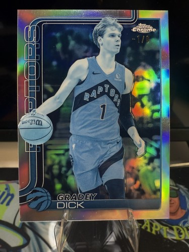 2025-26 Topps Chrome Basketball Gradey Dick Frozen Fractor -1/0 FROZEN ...