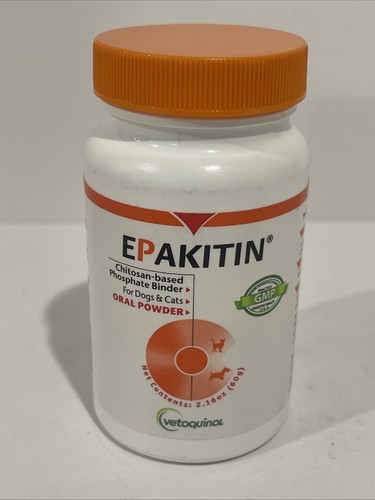 Epakitin for Dogs & Cats 60 Grams by Vetoquinol for Kidney Support ...