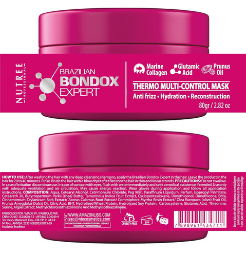 Brazilian Bondox 2.82 Oz Conditioner Magic Restoration Treatment For ...