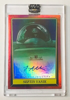 2023 Star Wars Signatures B-Design Auto Josef Altin as Seftin Vanik | eBay