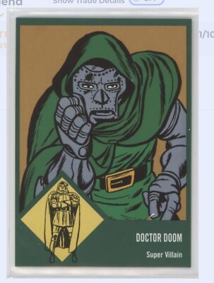 2024 Fleer Throwbacks '59-'63 Marvel Edition 1963 Green /63 Doctor Doom ...