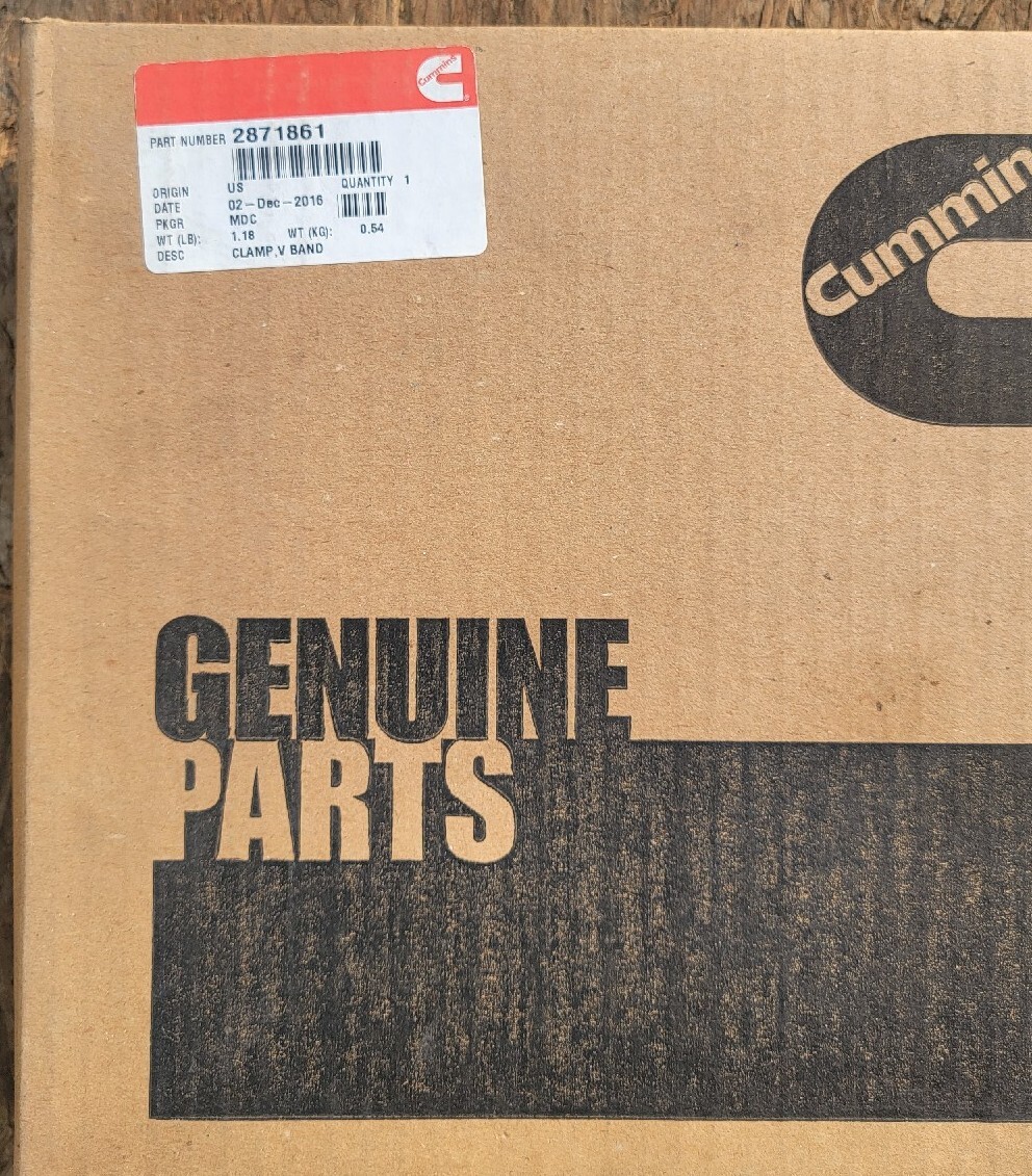 New sealed Genuine OEM Cummins Clamp V Band 2871861 | eBay