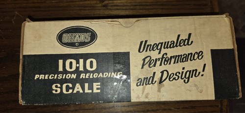 Vintage Ohaus 10 10 Powder Scale For Reloading | eBay