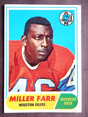 Miller Farr #172 Topps 1968 Football Card (Houston Oilers) *A | eBay