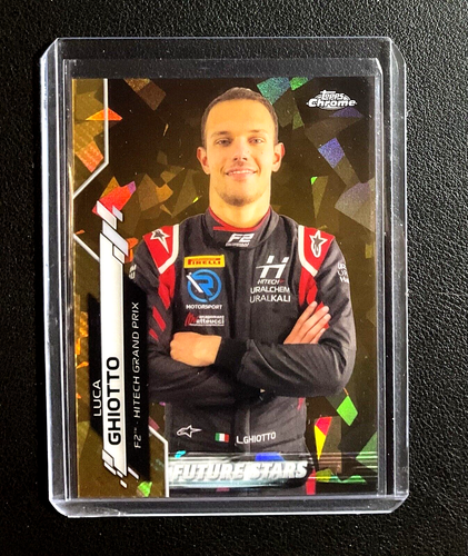LUCA GHIOTTO 2020 Topps Chrome Sapphire Formula 1 F1 F2 #58 Portrait ...