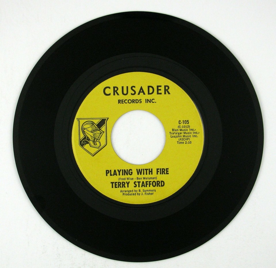 TERRY STAFFORD I'll Touch A Star/Playing With Fire 7IN 1964 ROCK VG++ ...