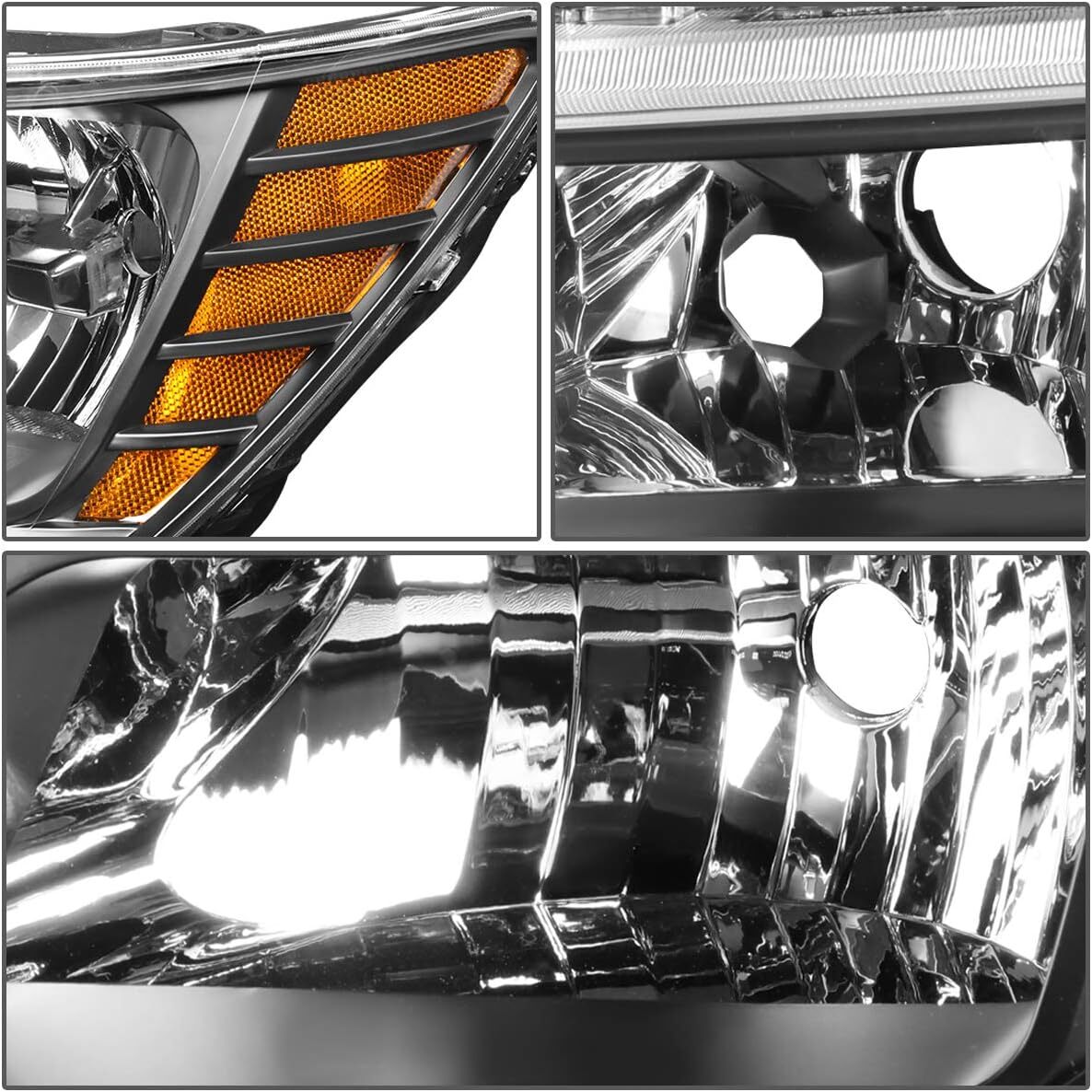 2009-2020 Dodge Journey Headlight Headlamp Left Driver Side w/ Black ...