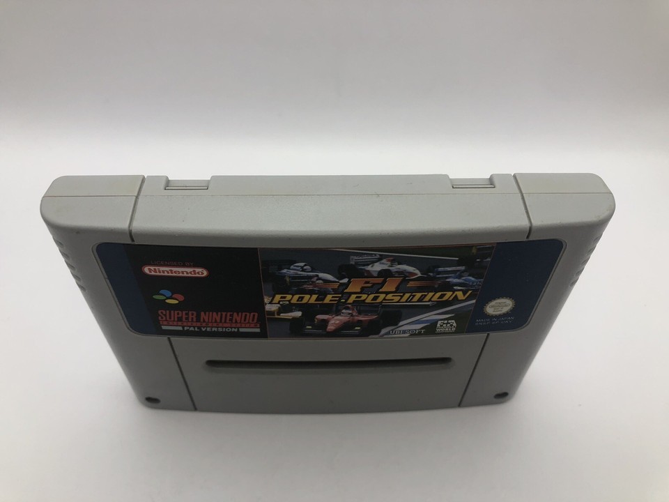 F1 Pole Position Super Nintendo SNES W/Manual Rare 16 Bit Retro PAL ...