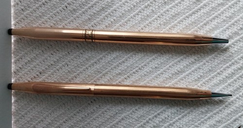 CROSS 1/20 Gold Filled Retractable Pen for Her and Retractable Pencil ...