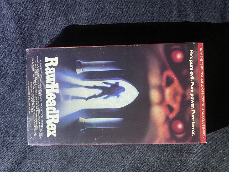 *RARE* Rawhead Rex Clive Barker film VHS (VTG 1987) Vestron - Horror ...