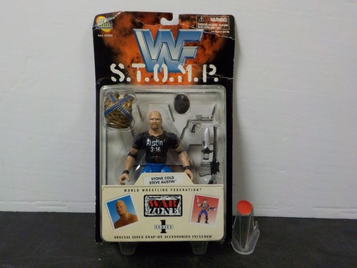 G 604 1997 Jakks Pacific WWF STOMP Stone Cold Steve Austin Action ...