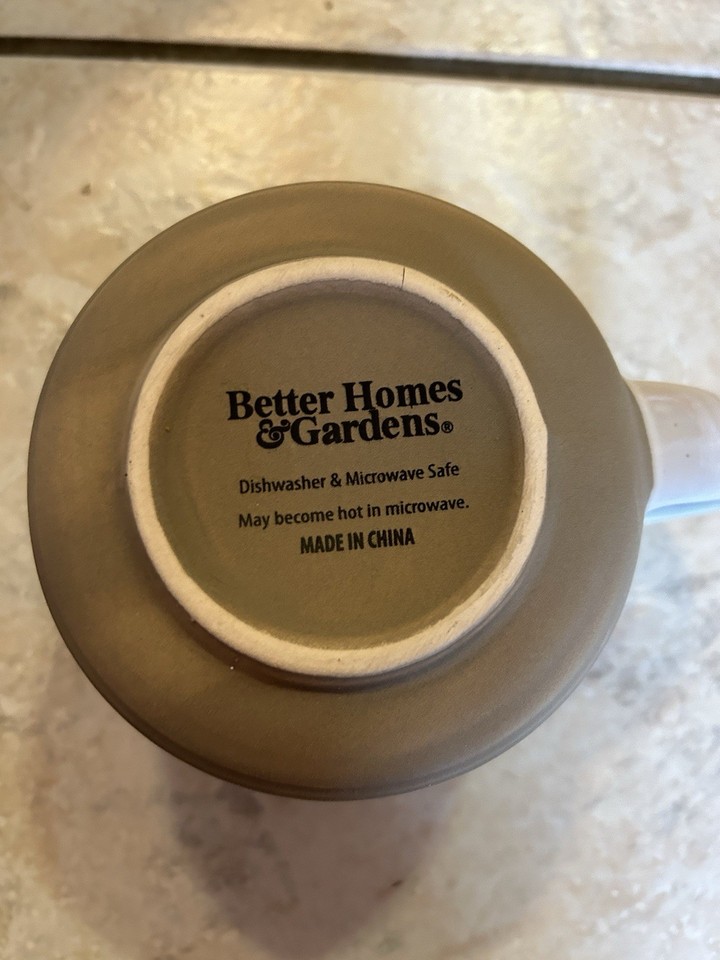 1 Better Homes and Gardens ABBOTT Ribbed Speckled Stoneware Mug Cup 18 ...