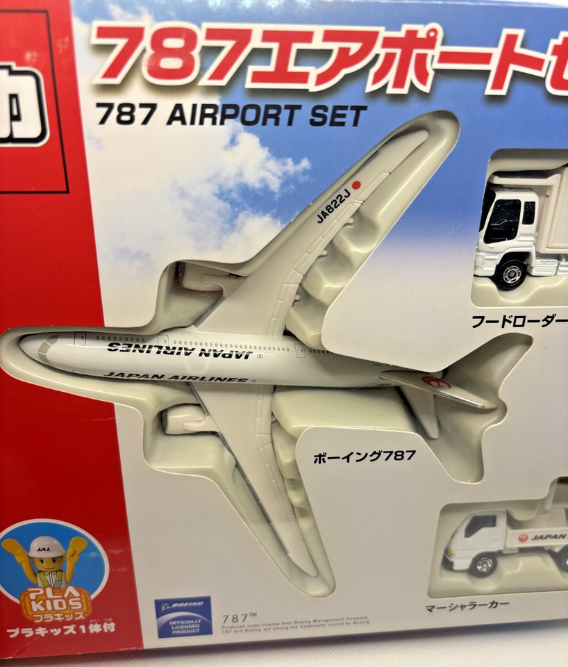 Takara Tomy TOMIKA 787 Airport Set JAL Airplane Toy Children's toys ...