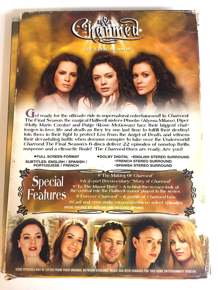 Charmed The Final Season DVD Ships Free Same Day With Tracking | eBay