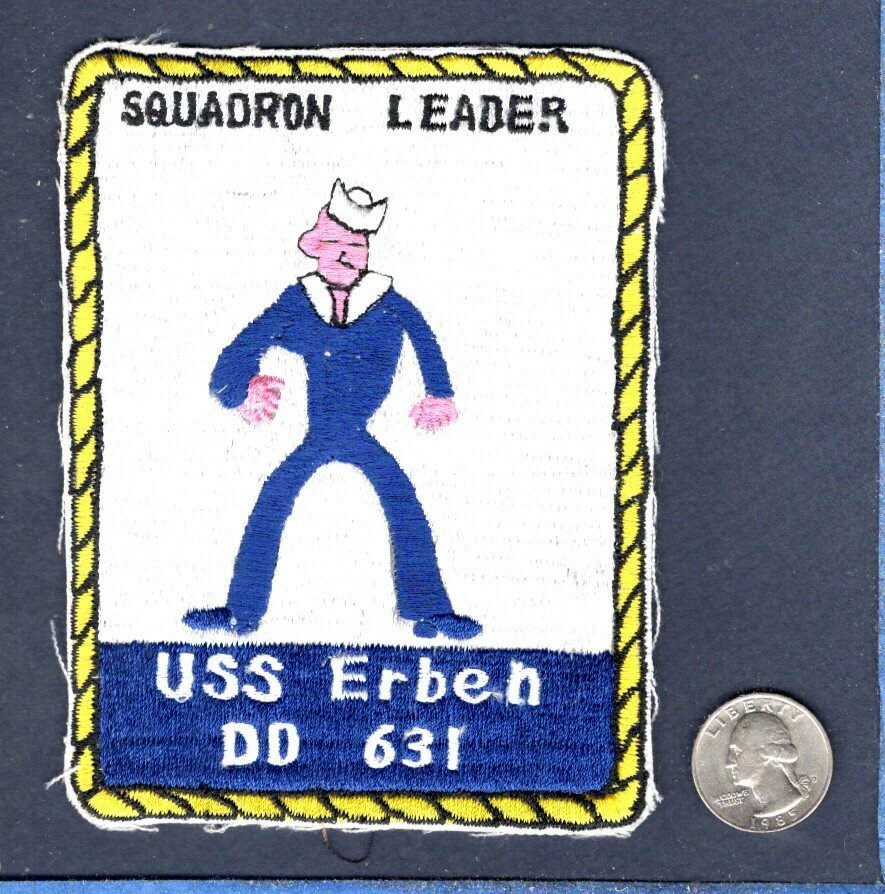 DD 631 USS ERBEN US Navy Destroyer Ship Squadron Crew Cruise Patch | eBay