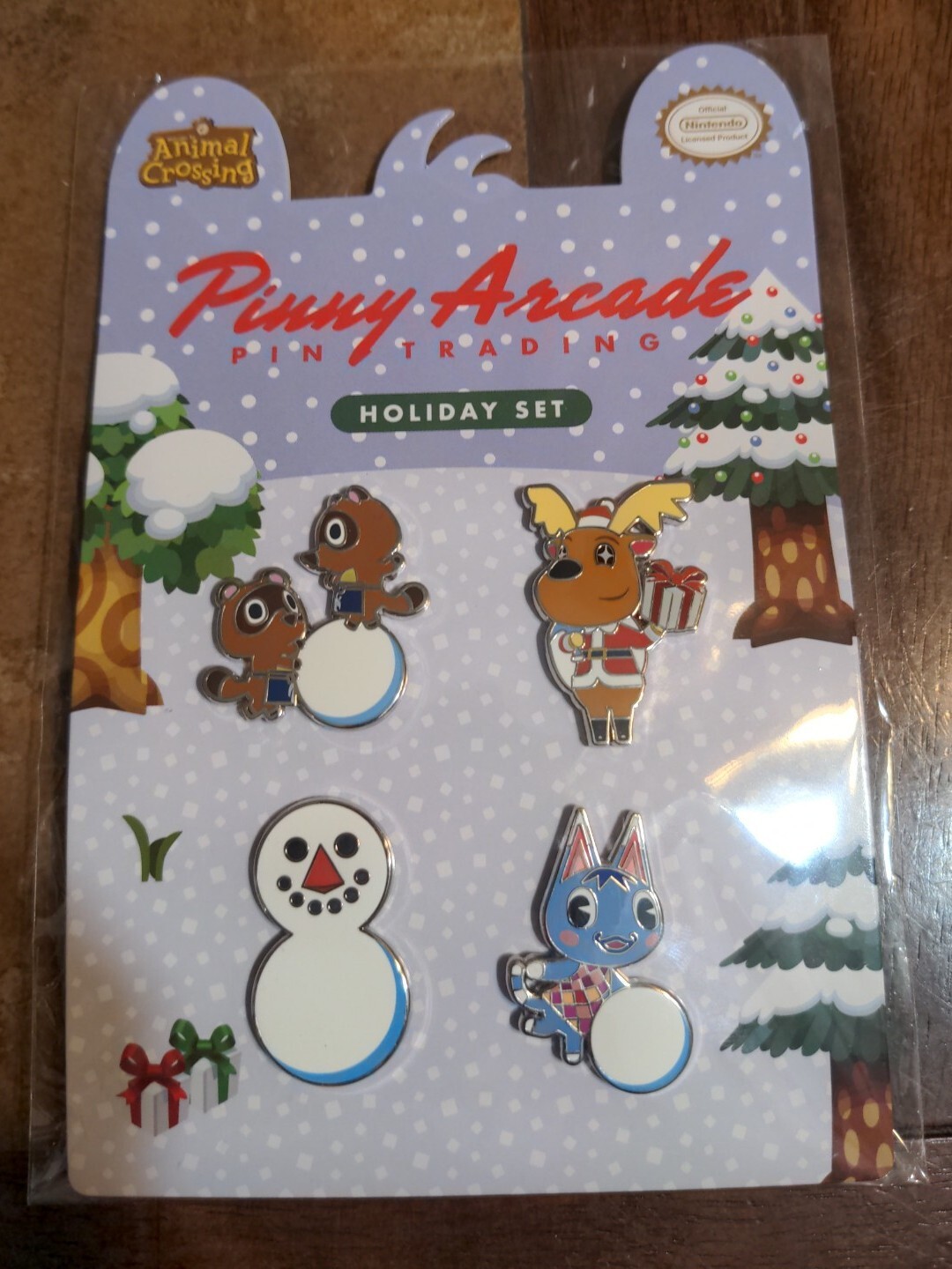 Pinny Arcade 2019 Nintendo Animal Holiday Pin Set of 4 New Jingle New ...