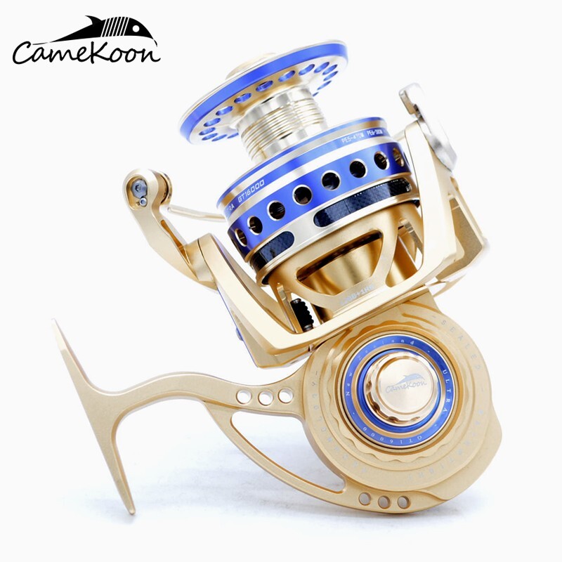 CAMEKOON Fully Sealed Saltwater Spinning Reel Bluefish Marlin ...