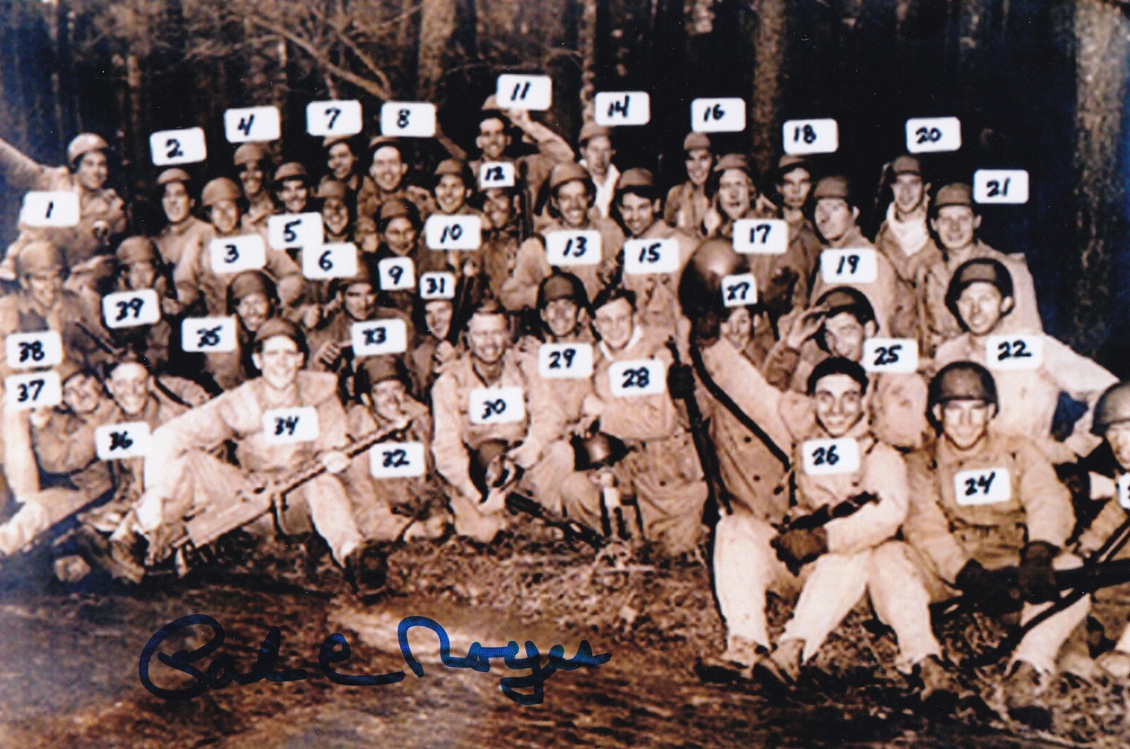 Band of Brothers Paul Rogers WWII 101st AB, 506th D-Day, Bulge SIGNED ...