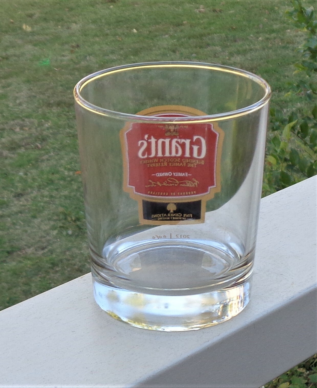 Grant's 5 Generations of Scotch Whisky 300ml Barware Spirit Glass No 6 ...