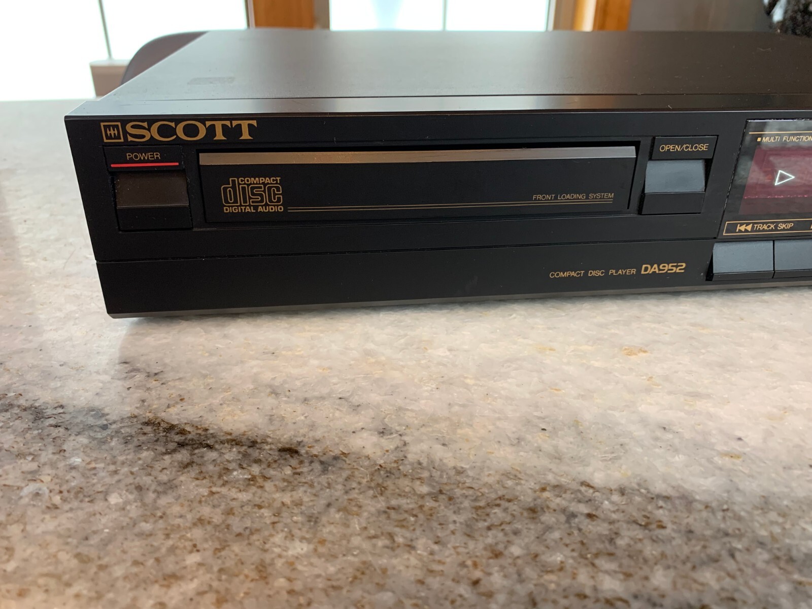 Vintage SCOTT 1980s '87 Single/One (1) Tray Compact Disc CD Player MADE ...