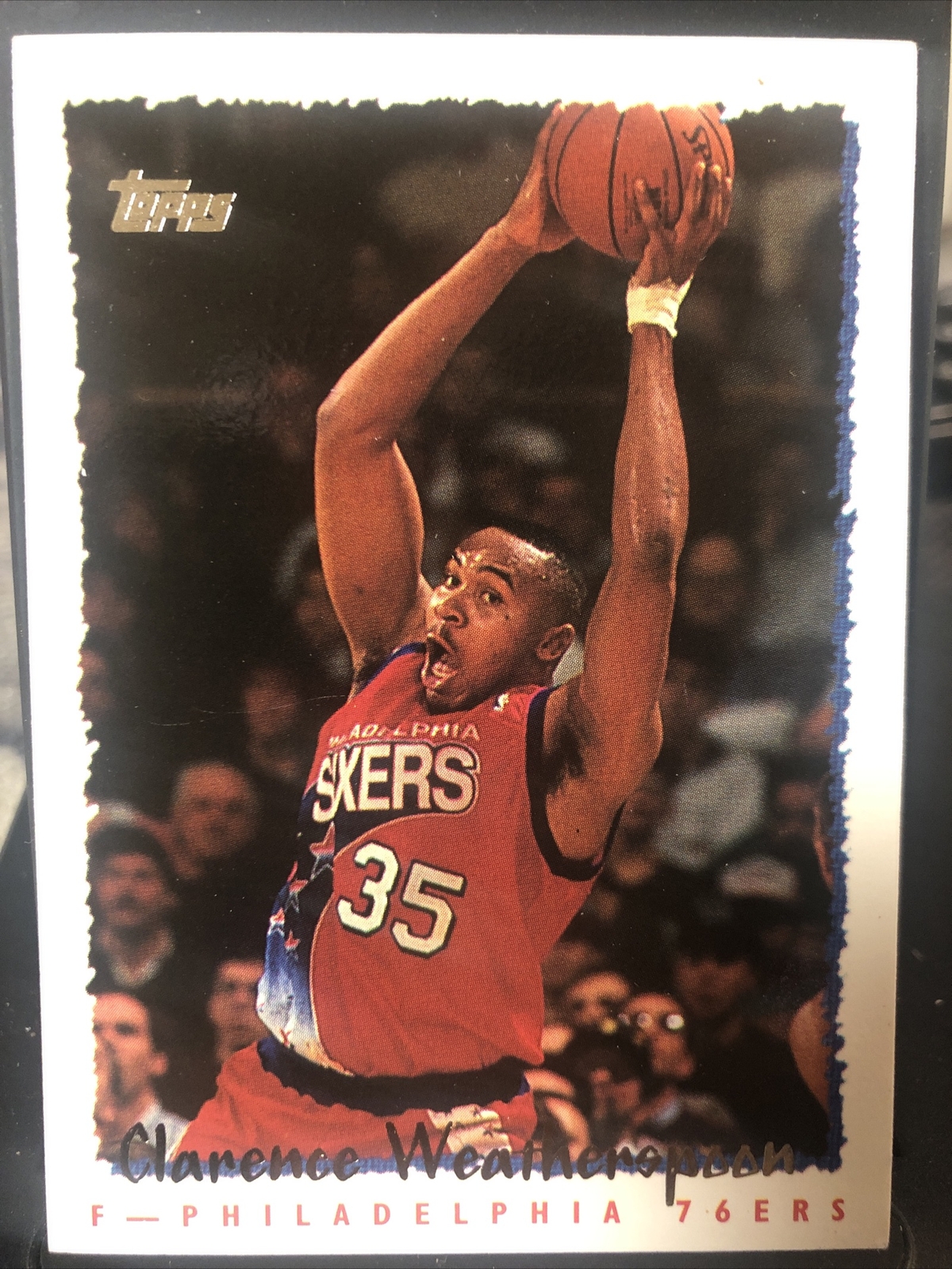 1994-95 Topps 76ers Basketball Card #27 Clarence Weatherspoon *MX90* | eBay