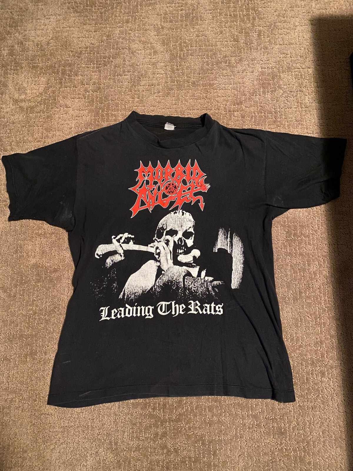 Vintage MORBID ANGEL European Sickness 1991 Tour Shir… - Gem