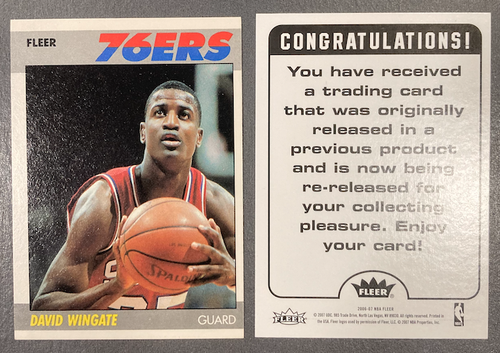 DAVID WINGATE 1987-88 FLEER RC 125 | eBay