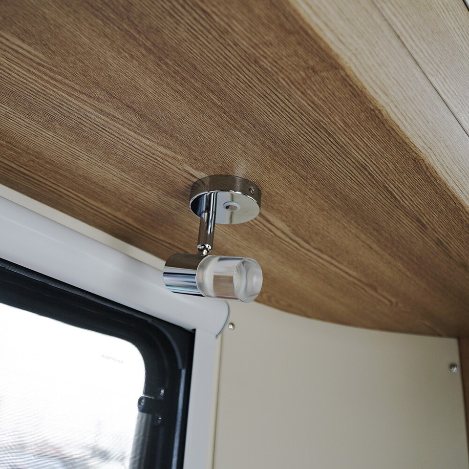 12V-24V Interior LED Spot Reading Light RV Boat Camper Bedside Dimmable ...