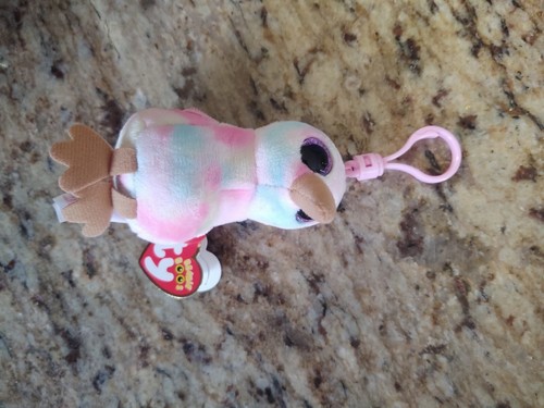 TY Beanie Boos - KIWI the Bird (Glitter Eyes) (Plastic Key Clip) - MWMT ...