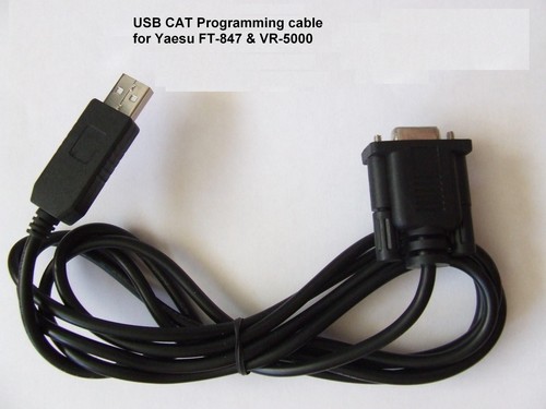 USB CAT Programming cable for Yaesu FT-847 & VR-5000 | eBay