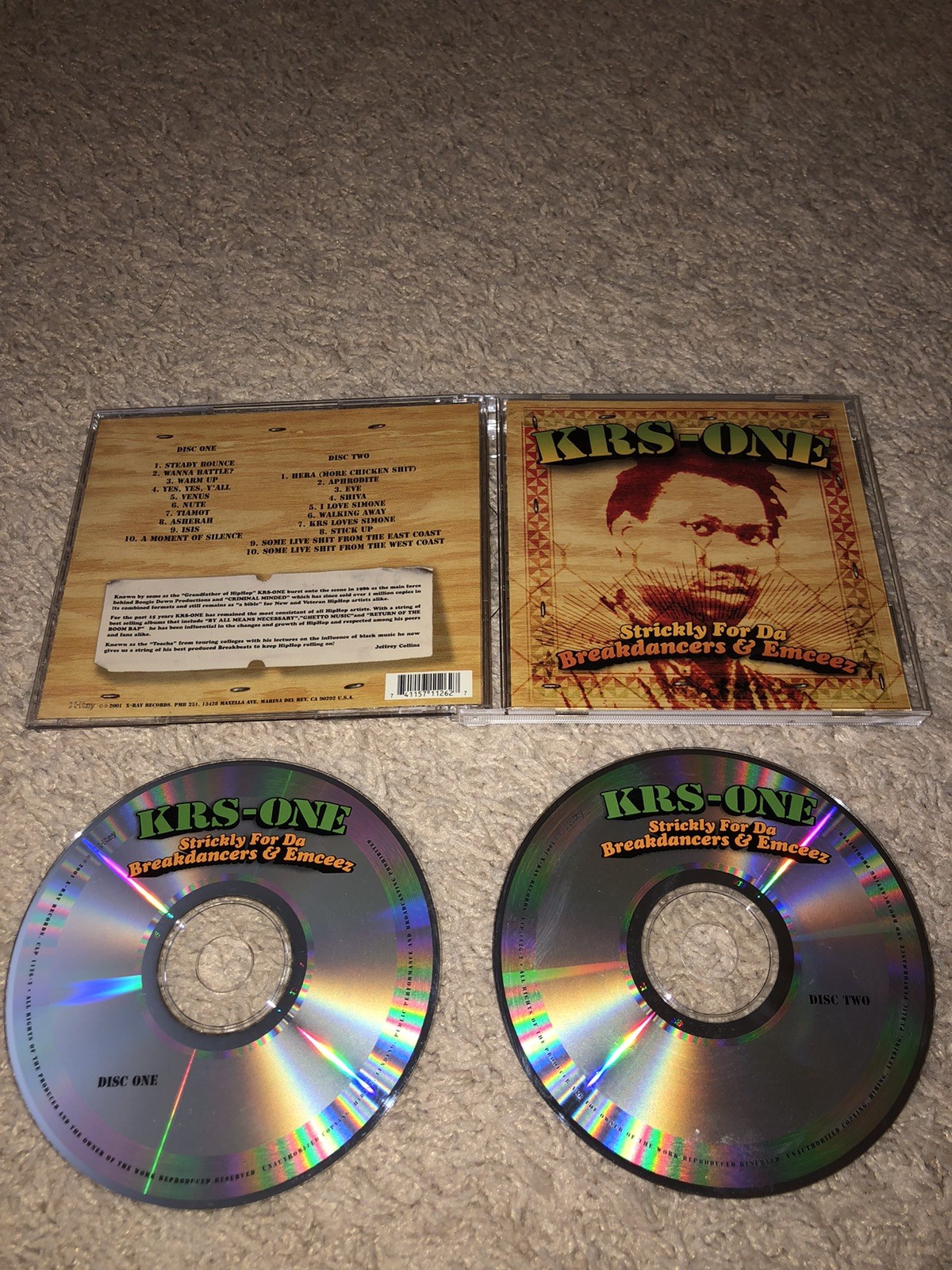 Strickly...By KRS-One 2 CD RARE! Hip-Hop Rap BDP Jeru Lords Gang Starr ...