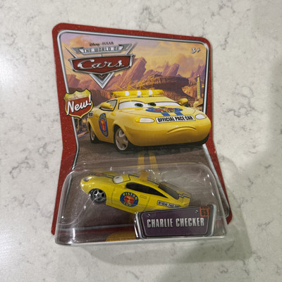 DISNEY Pixar The World of CARS Charlie Checker Pace Car #65 Mattel | eBay