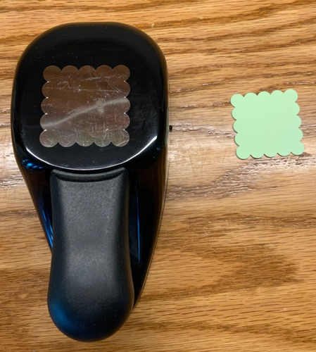 Stampin' Up! - Scalloped Square Punch: 1-3/8 Inch Whale-Tail Style | eBay