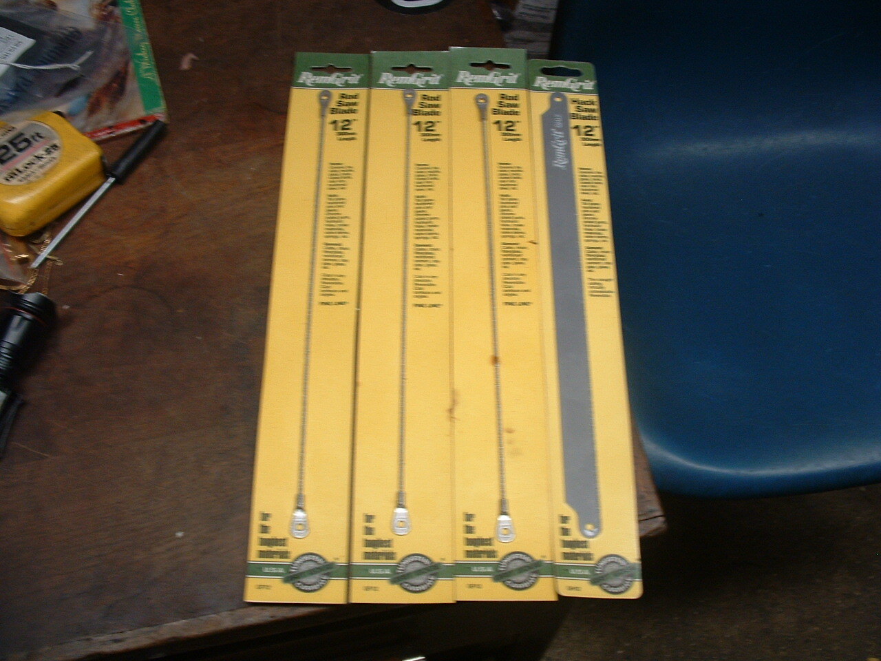 4 TUNGSTEN CARBIDE HACK SAW AND ROD SAW BLADES 12" ASSORTMENT MADE IN ...