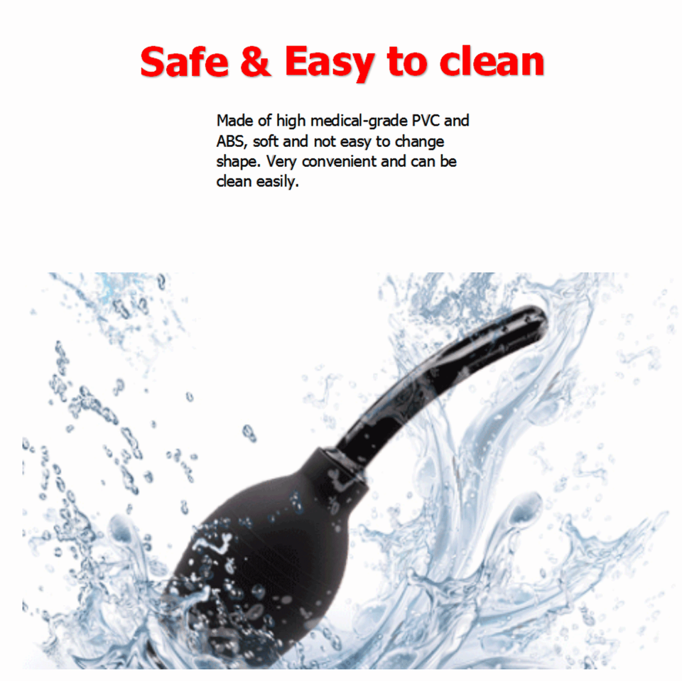 Anal Vaginal Bulb Douche Enema Rectal Colonic Irrigation Syringe ...