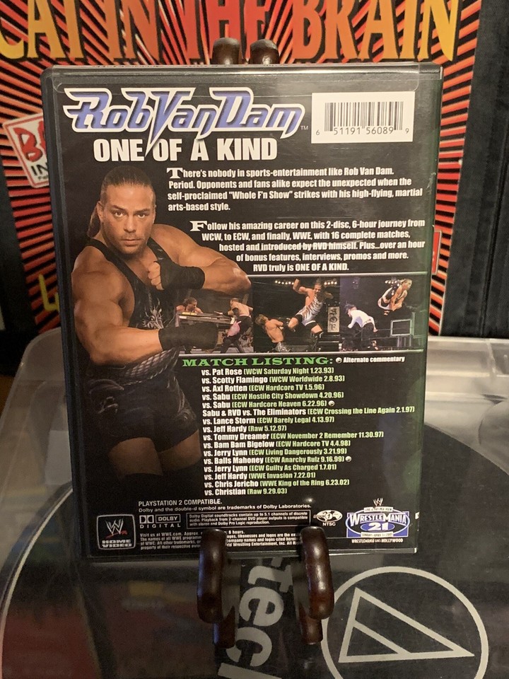 WWE ROB VAN DAM RVD ONE OF A KIND 2-Disc Wrestling DVD Set ECW/WWF Htf ...