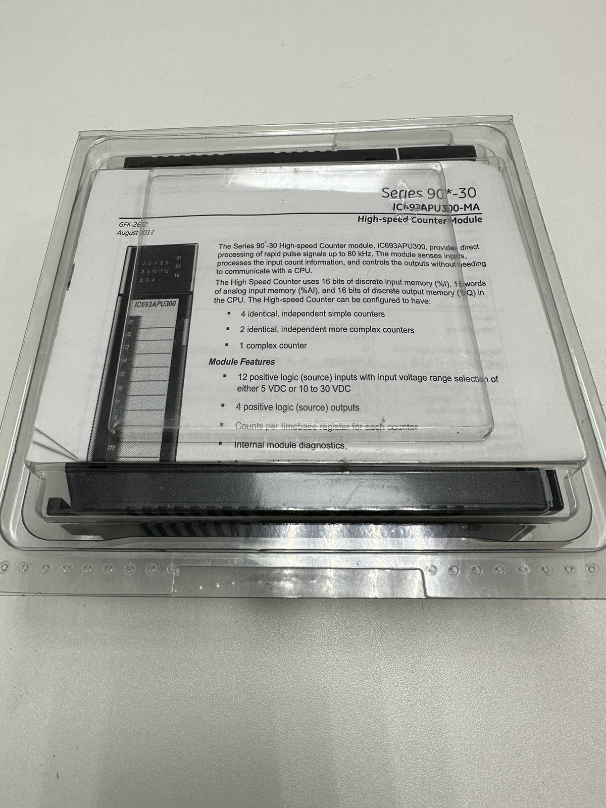 GE FANUC IC693APU300-MA HIGH-SPEED COUNTER MODULE | eBay